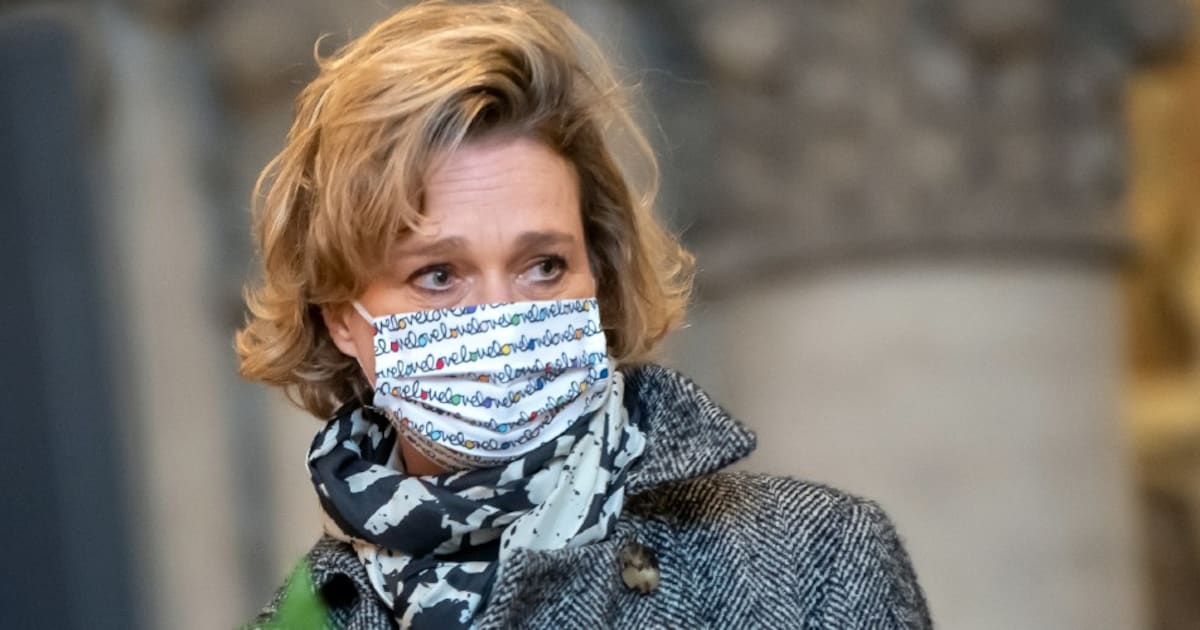 Albert en Delphine voor het eerst samen in openbaar