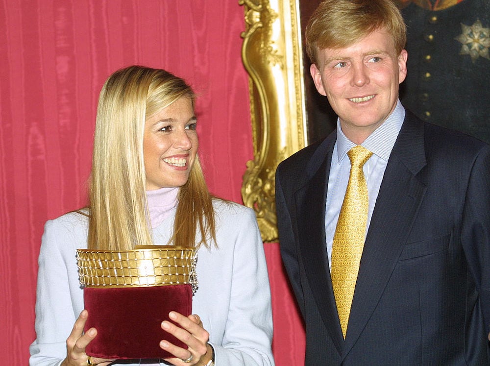 Déze foto's van Willem-Alexander en Máxima's bruiloft zag u nog niet eerder