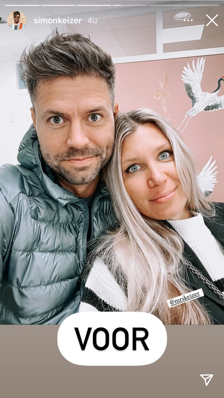 Simon en zwangere Annemarie Keizer beleven een 'topdag'