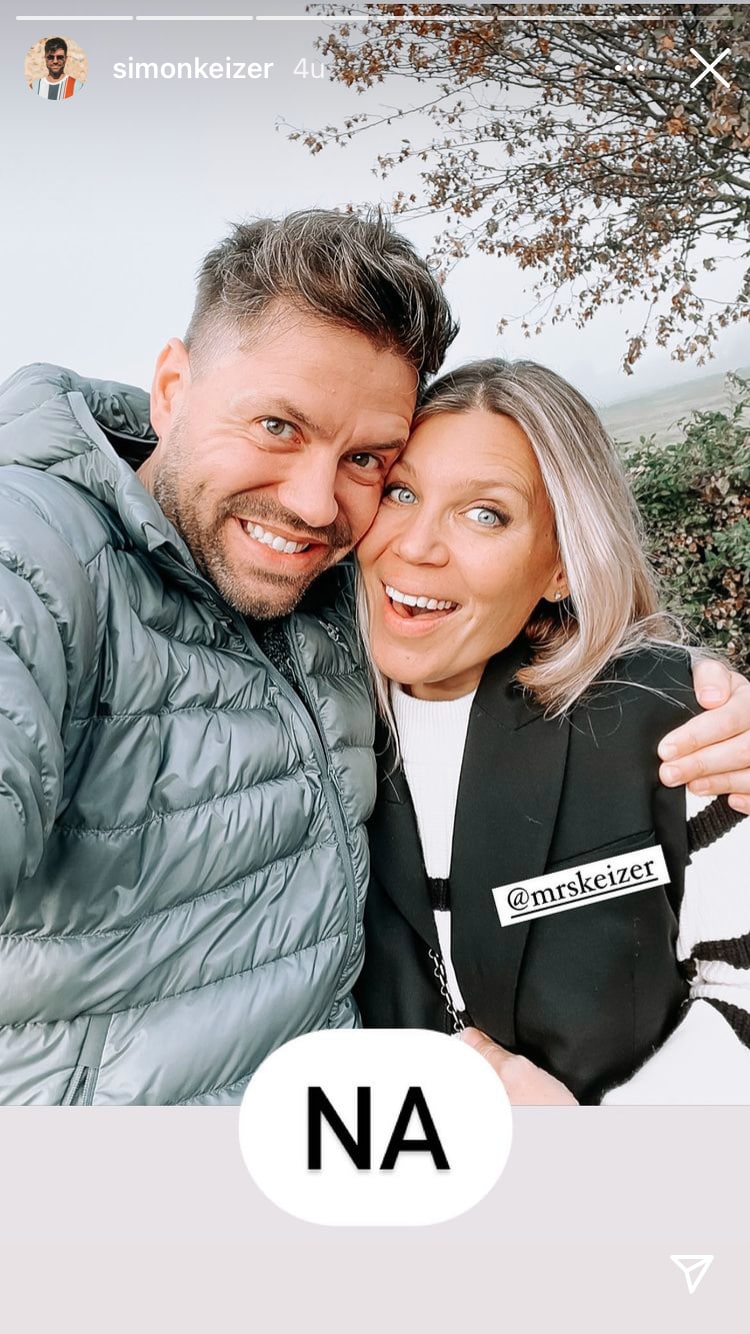 Simon en zwangere Annemarie Keizer beleven een 'topdag'