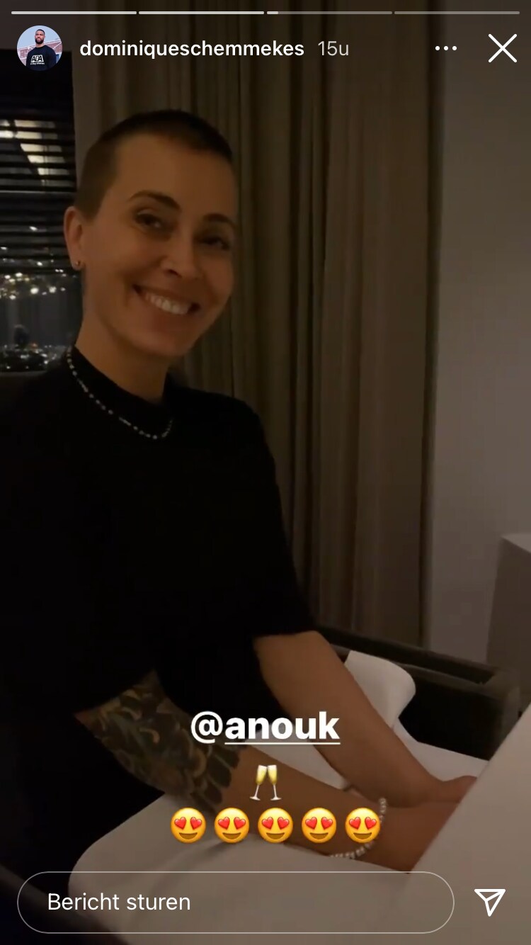 Zien: Anouk en verloofde Dominique op romantische date