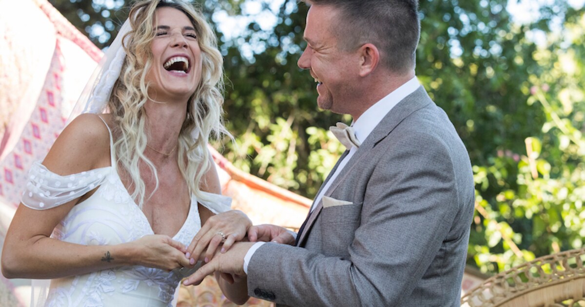 Anouk licht tipje van de sluier op en deelt nieuwe foto's bruiloft