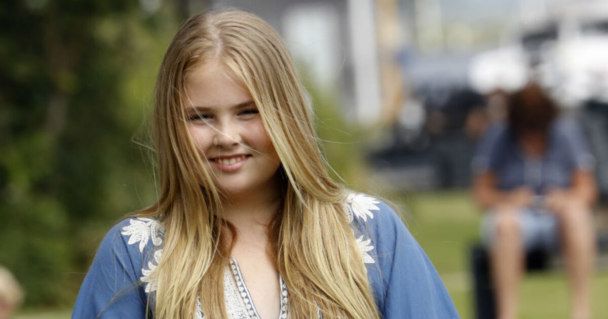 Op déze babyfoto's lijken Máxima en Amalia als twee druppels water op ...