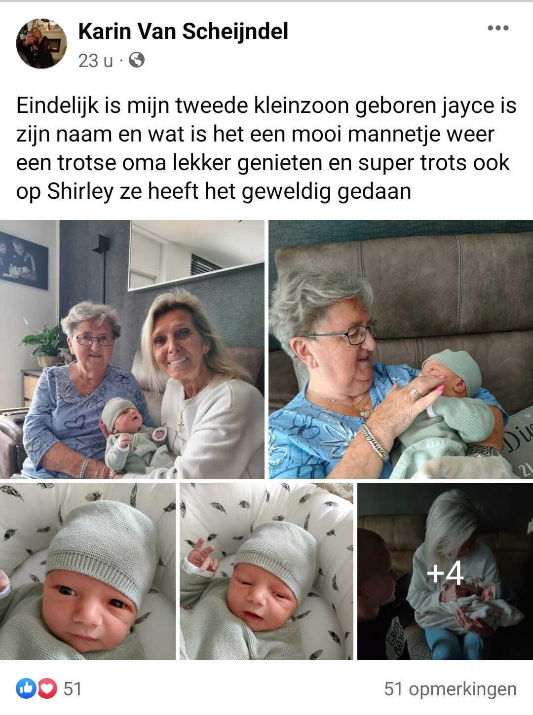 Geweldig babynieuws voor de Scheetjes Hans en Karin