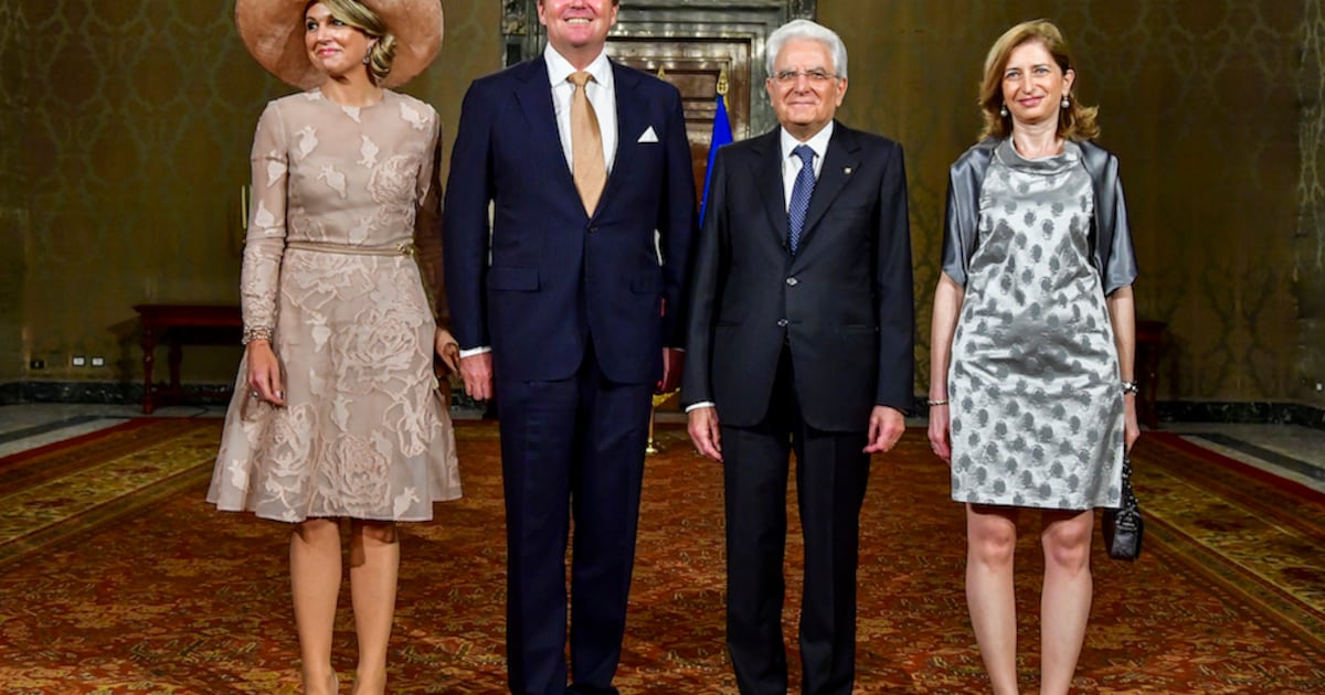 Zien: Willem-Alexander en Máxima op staatsbezoek in snikheet Rome