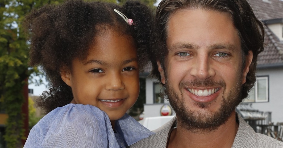 Renze Klamer is trots op 7-jarige dochter: 'Mijn mooie meid'