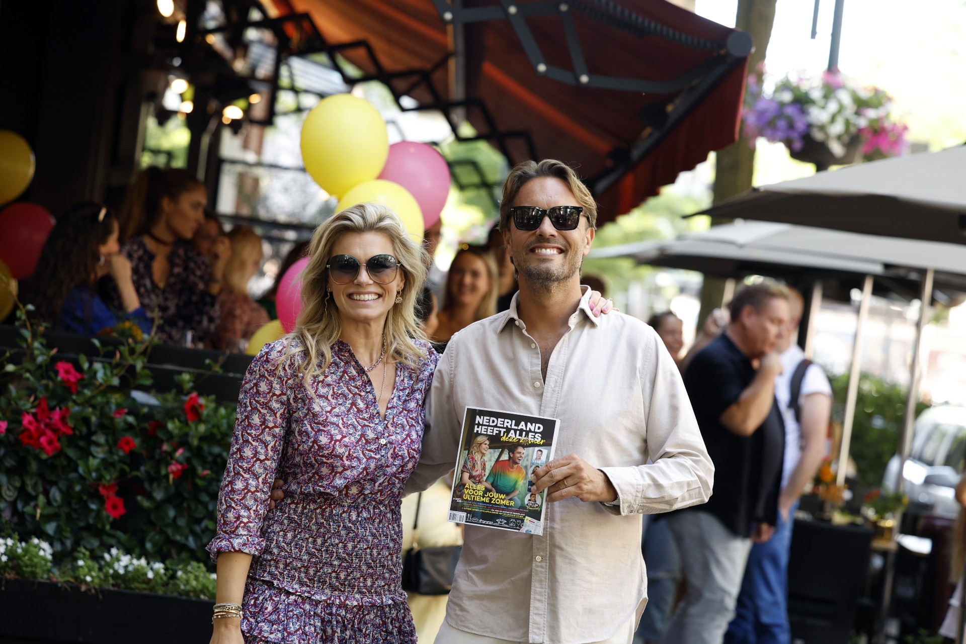 Nicolette van Dam en Bas Smit genieten van privé-optreden