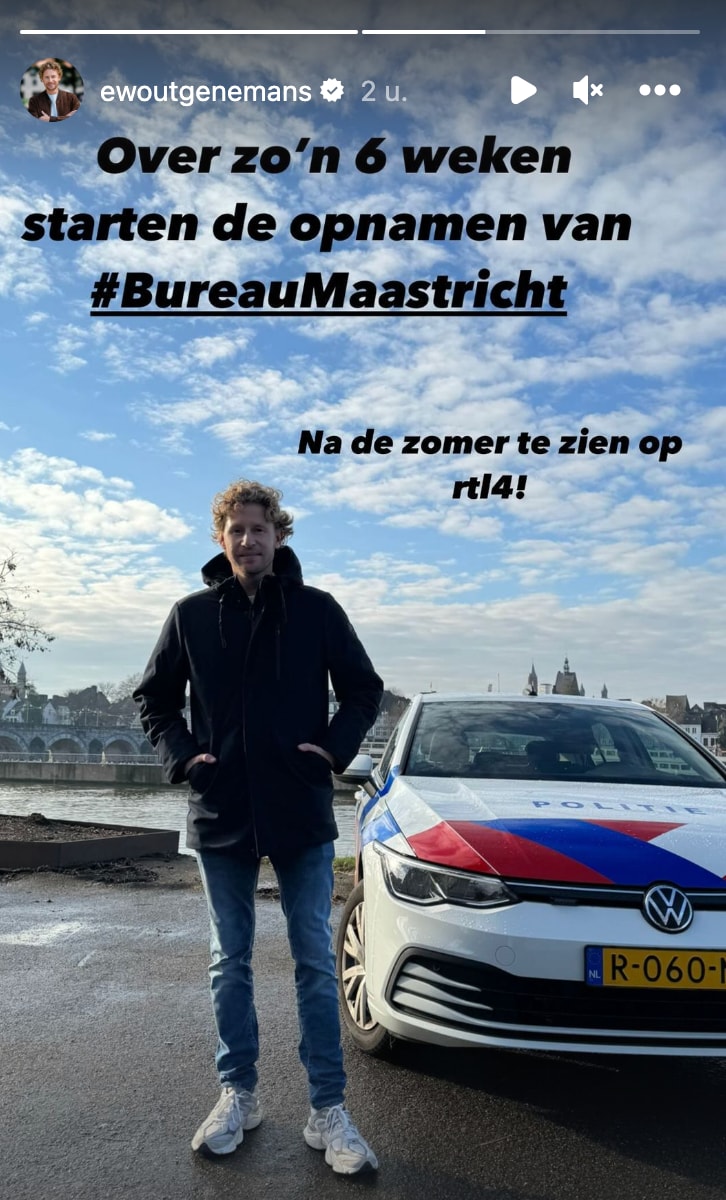 Dit is wanneer Bureau Maastricht met Ewout Genemans te zien is