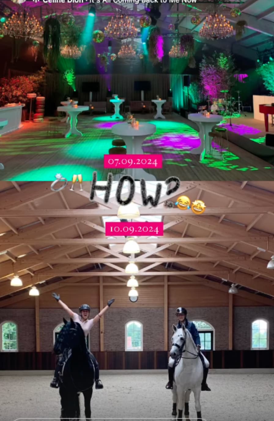 Britt Dekker verrast bruiloftsgasten met Febo-muur en unieke trouwlocatie