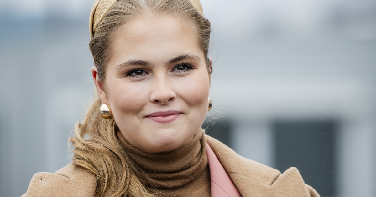 In beeld: stralende Amalia heeft haar eerste officiële soloklus erop zitten