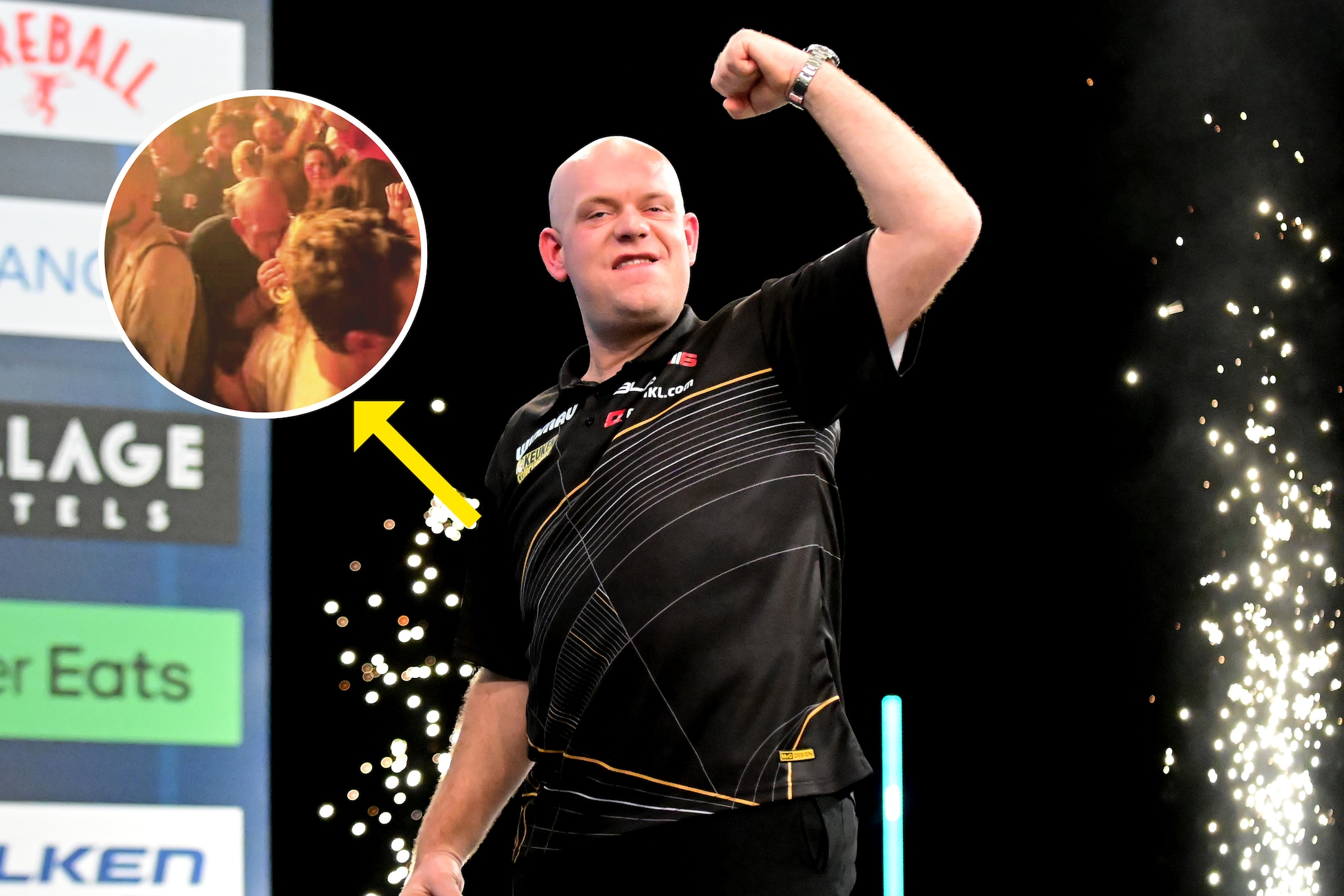 Michael van Gerwen betrapt met andere vrouw