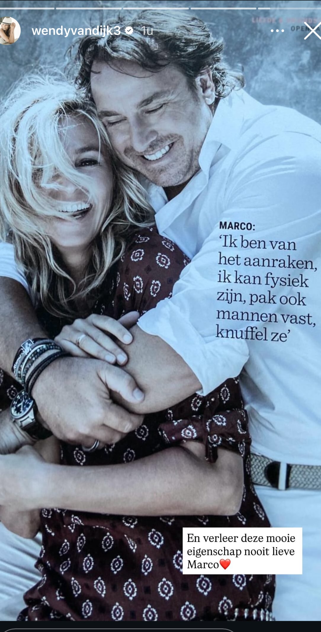 Wendy van Dijk steunt Marco Borsato na rechtszaak